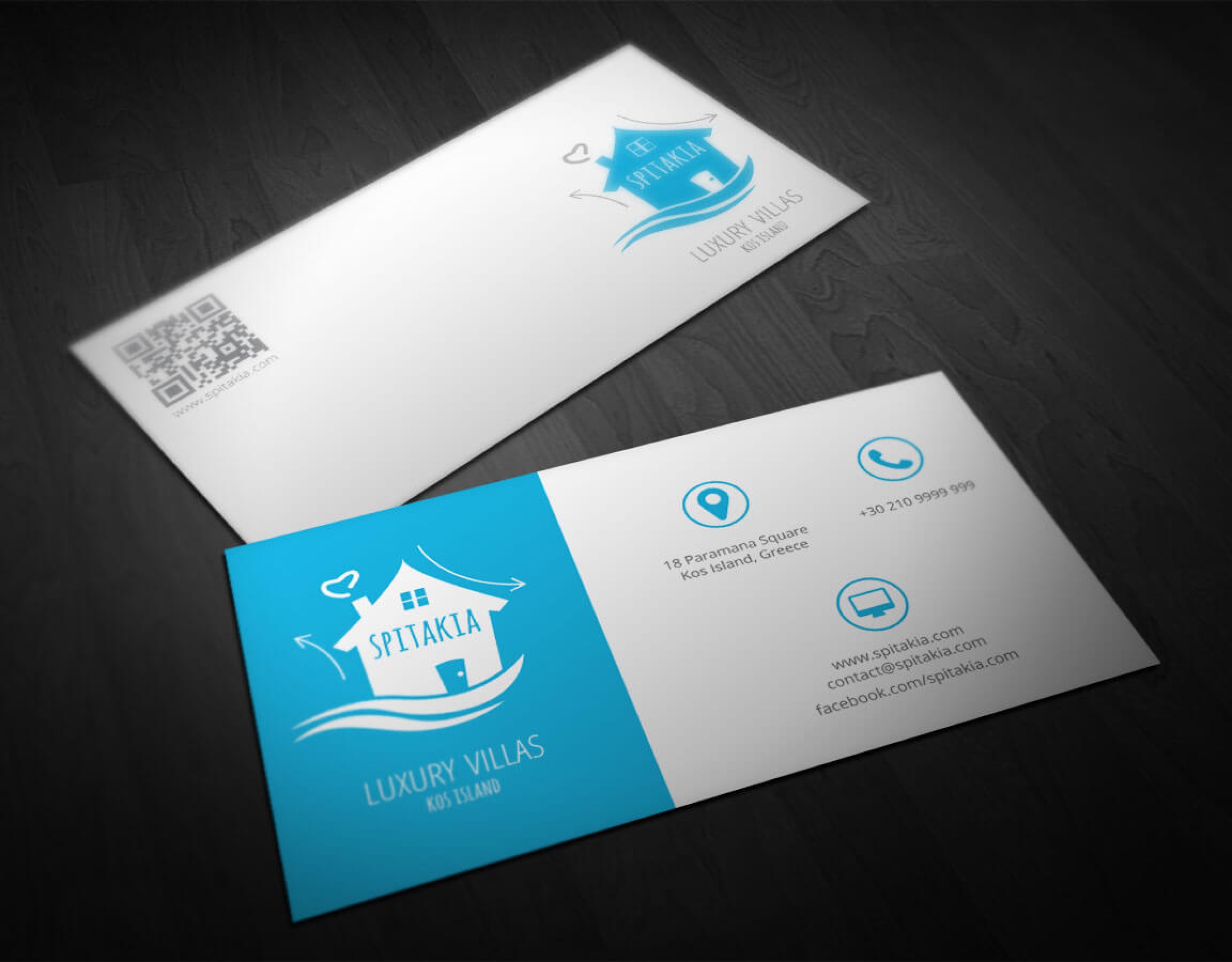 Luxury Villas Business Card - Double Infinity